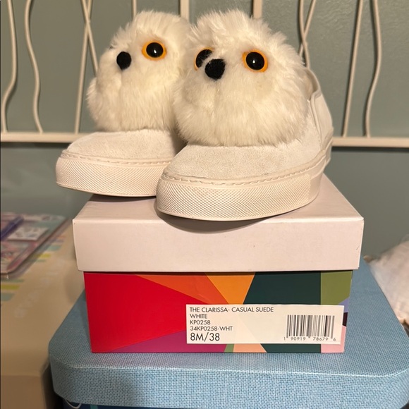 Katy Perry Collections | Shoes | Katy Perry Collections White Suede Owl ...